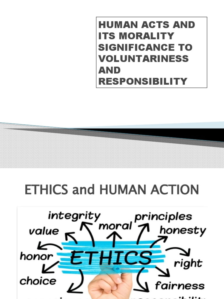 Human Acts and Its Morality | PDF | Intention | Morality