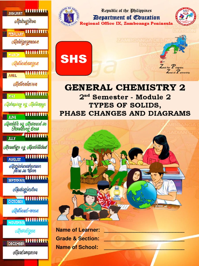 General Chemistry 2: 2 Semester - Module 2 Types of Solids, Phase Changes and Diagrams | PDF ...