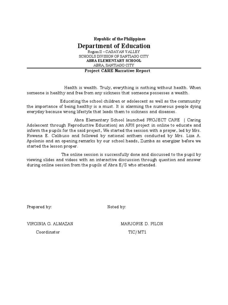 Department of Education: Republic of The Philippines | PDF