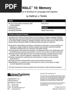 Walc 2 | PDF | Memory | Reading Comprehension