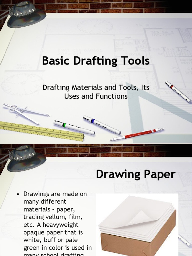 2 Drafting Tools and Materials | PDF
