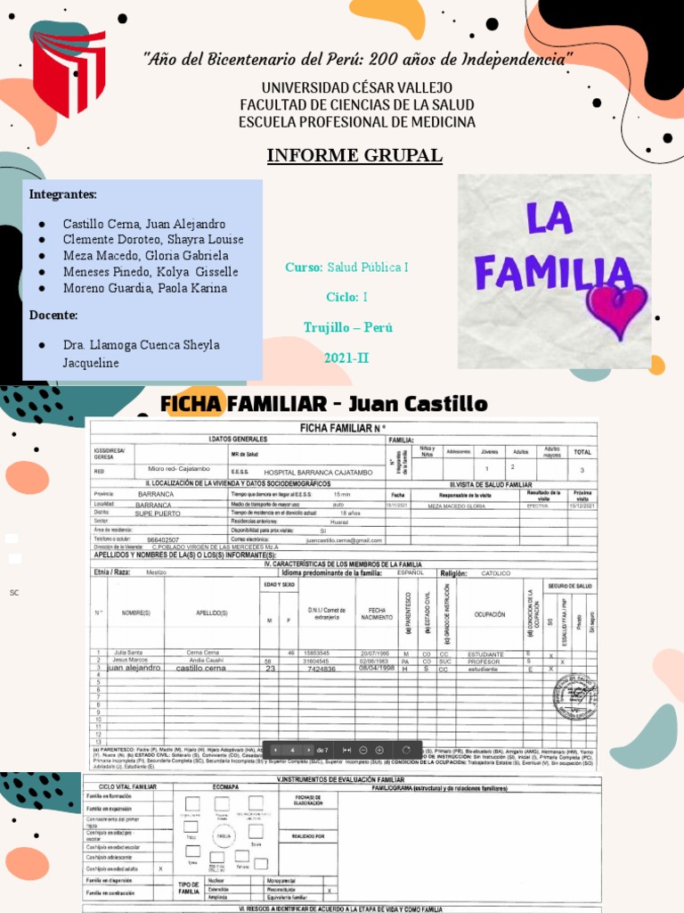 Ficha Familiar | PDF