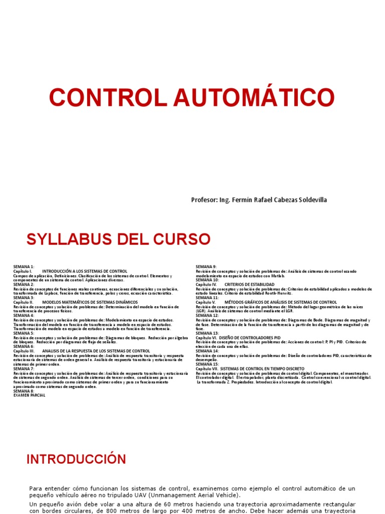 Control Automatico PPT 09-07-20 | PDF | Transformada de Laplace ...