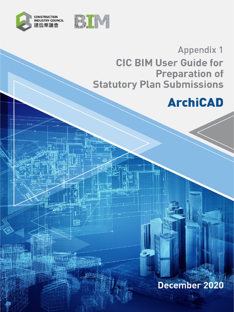 Appendix 1 CIC BIM User Guide For Preparation of Statutory Plan ...