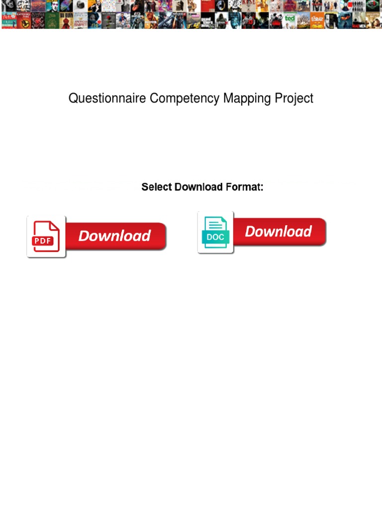 Questionnaire Competency Mapping Project | PDF | Competence (Human ...