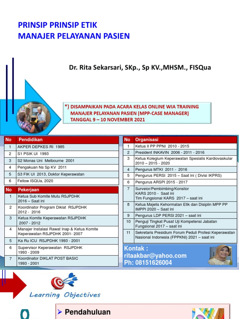 3 DR Rita Sekarsari Materi Prinsip Etika MNPP November 2021 Kol MPP Final Wia 1375 | PDF