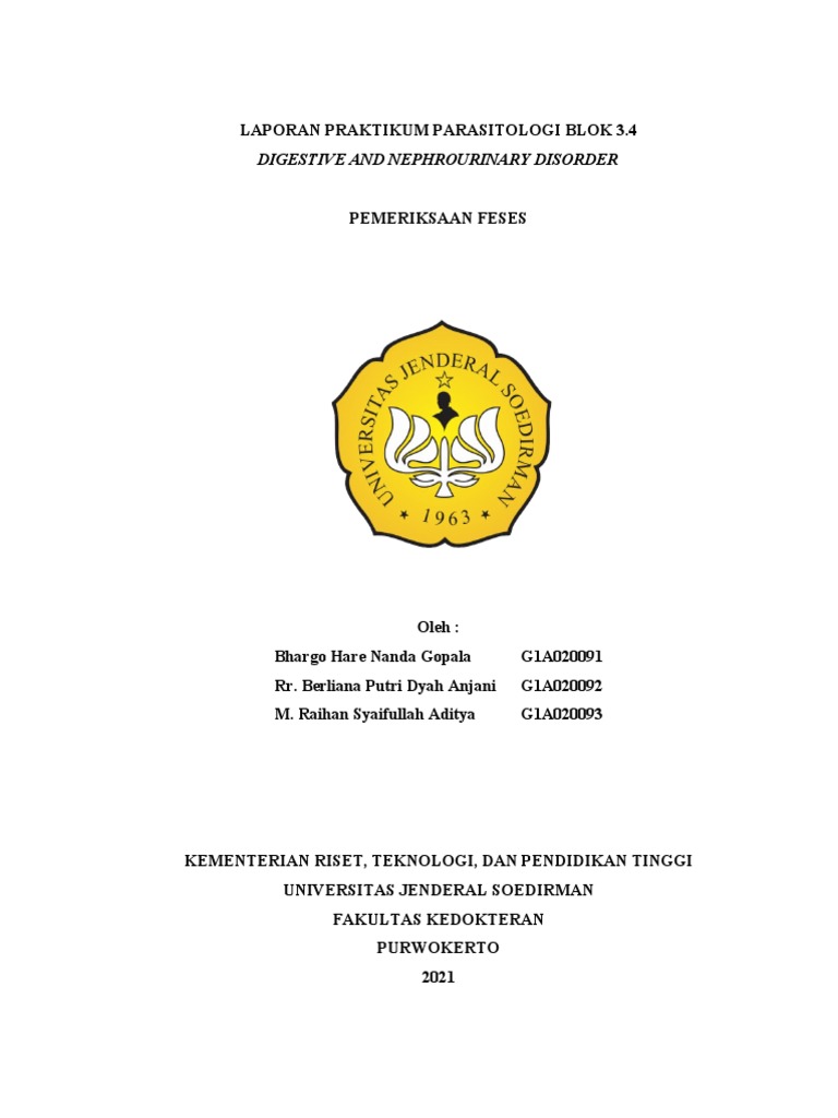 Laprak Parasitologi 3 | PDF
