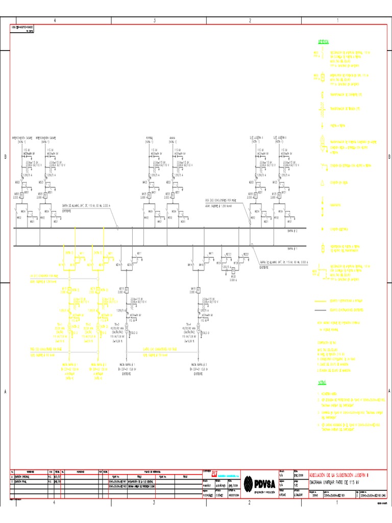 D0645-25J004-BE21601 Diagrama Unifilar Patio de 115 KV-Layout1 | PDF