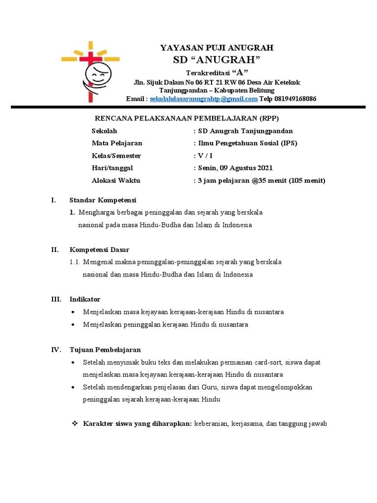 Lampiran RPP PTK Chrestien Halim | PDF