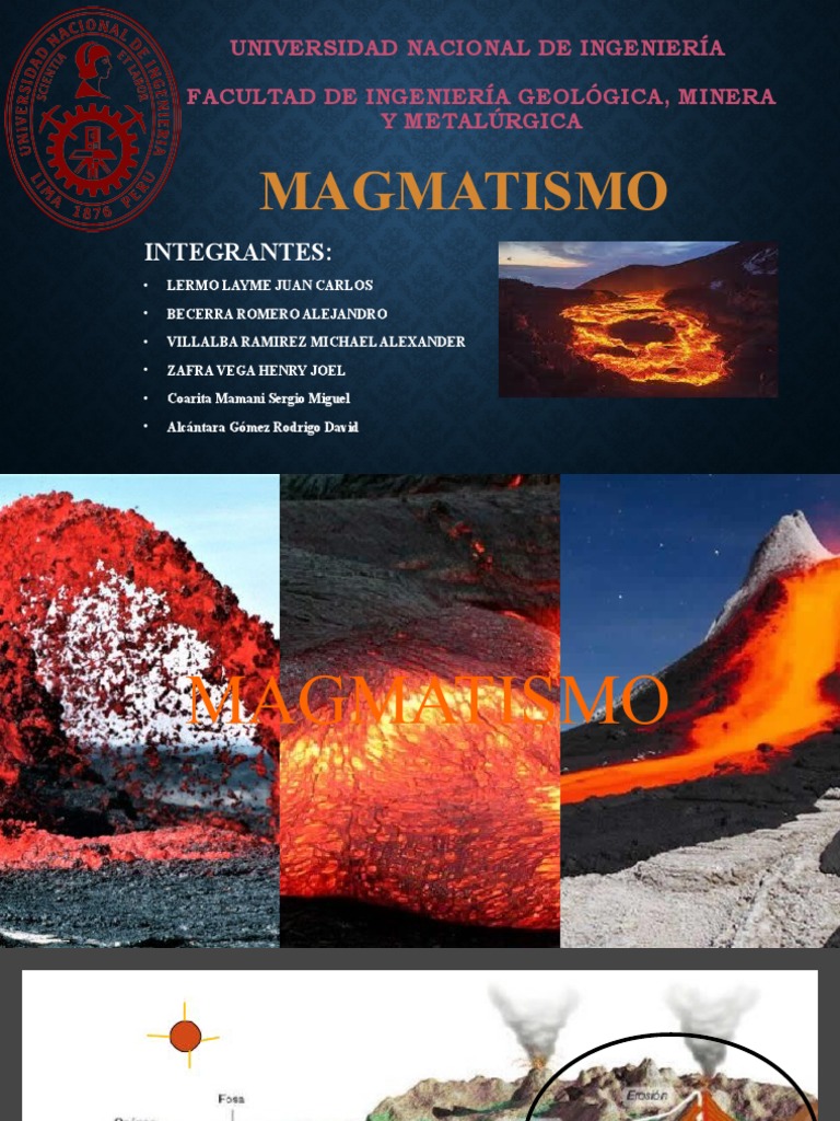 Magmatismo | PDF | Roca (geología) | Volcán