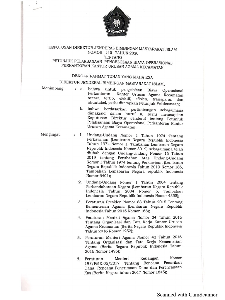 Juknis Bop Kua 2020 | PDF