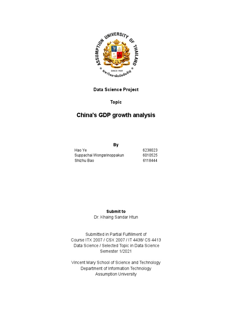Group C - Data Science Project Report | PDF | Errors And Residuals ...