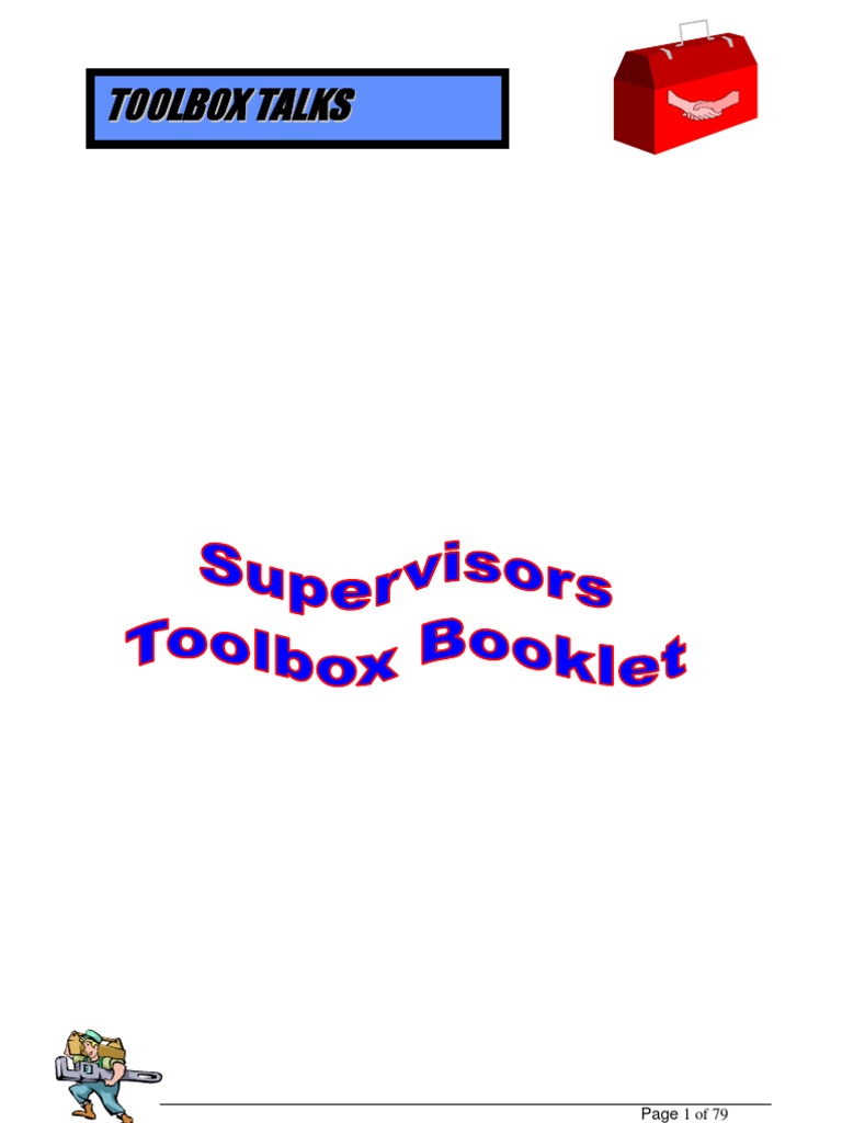Toolbox Talk Guidelines for Supervisors | PDF | Scaffolding ...