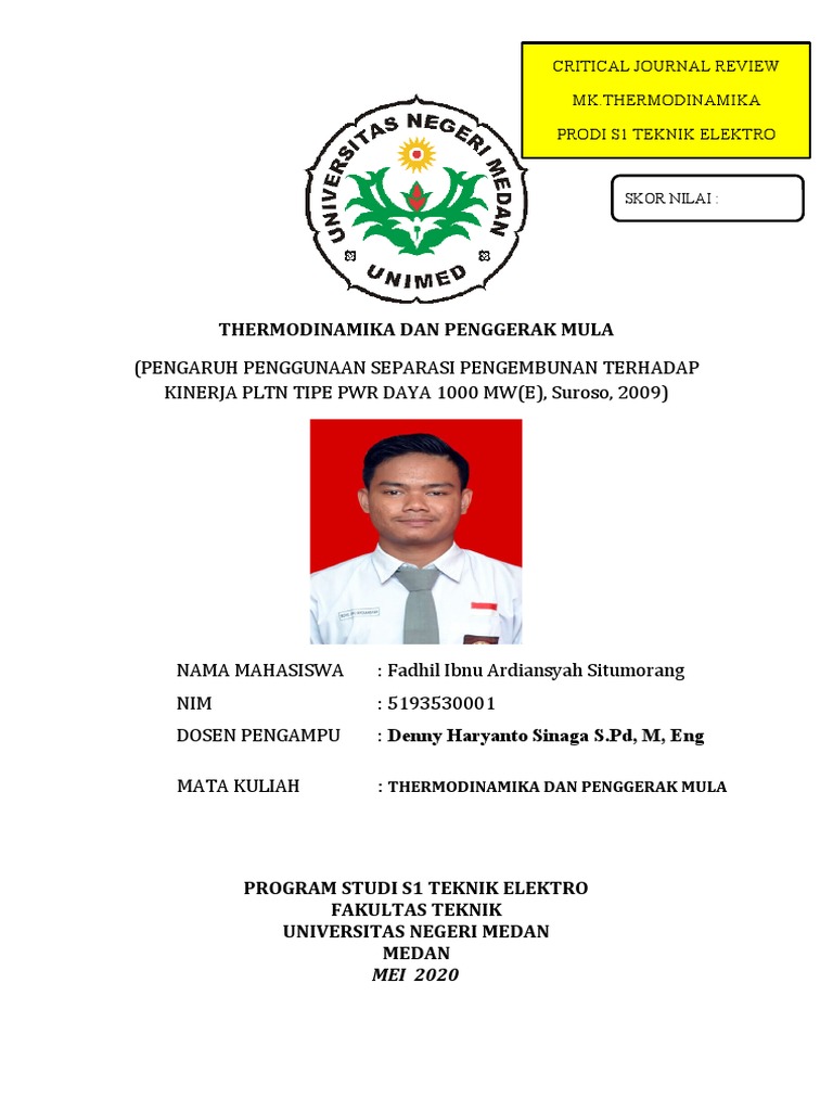 Thermodinamika Dan Penggerak Mula | PDF