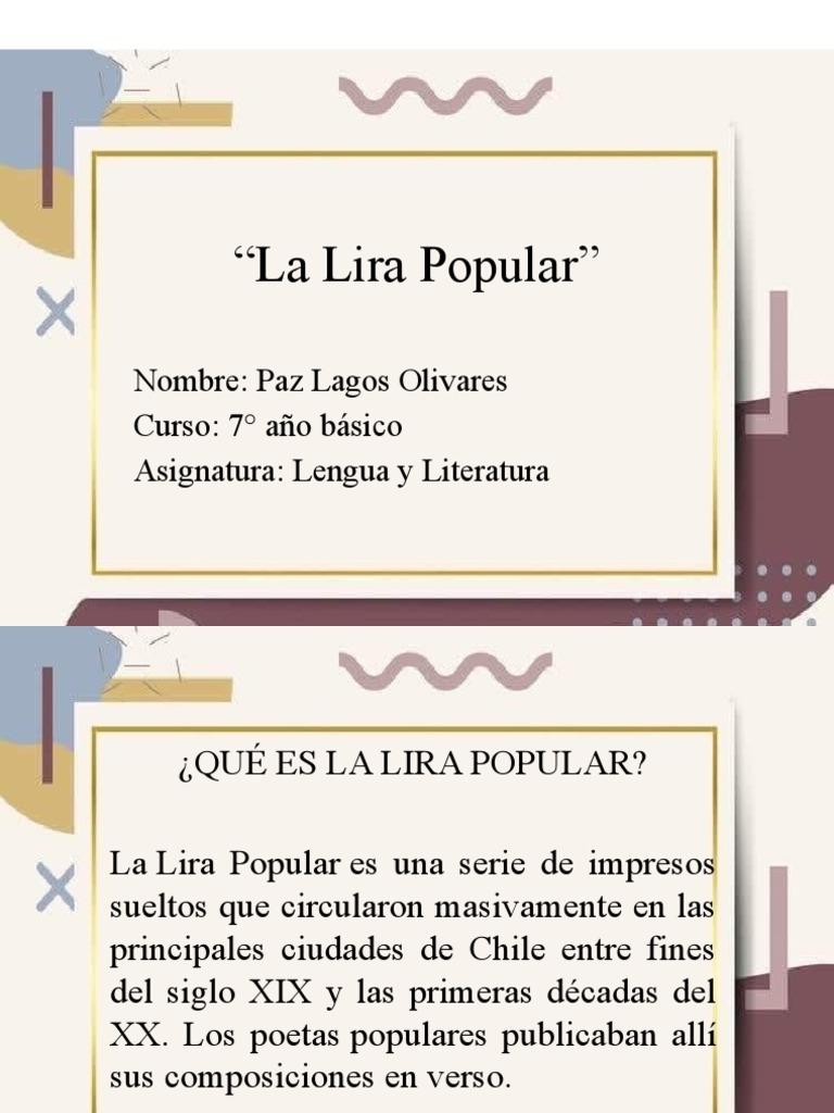 La Lira Popular | PDF