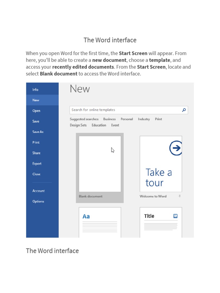 The Word Interface | PDF | System Software | Software Development