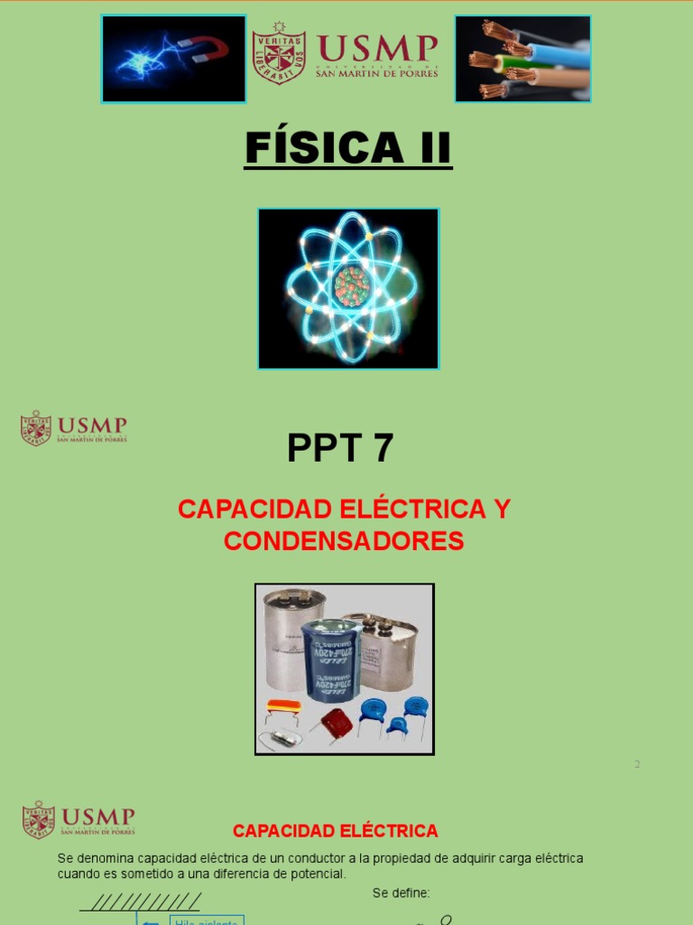 7 - Capacidad Eléctrica y Condensadores | PDF | Capacidad | Condensador