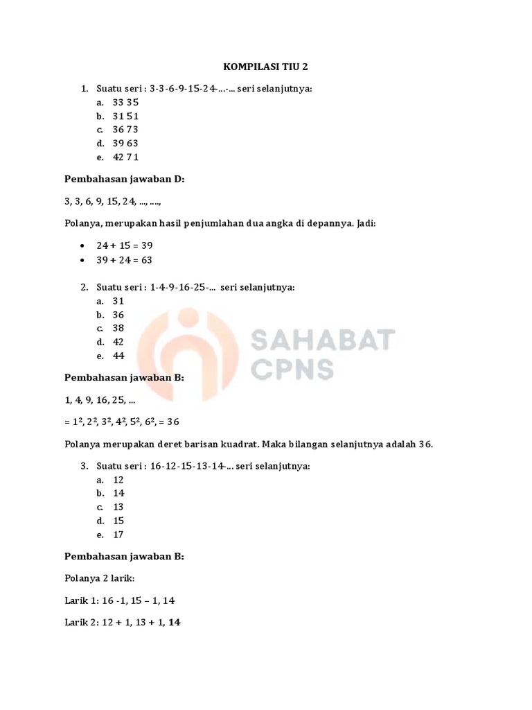 Kompilasi Tiu 2 | PDF