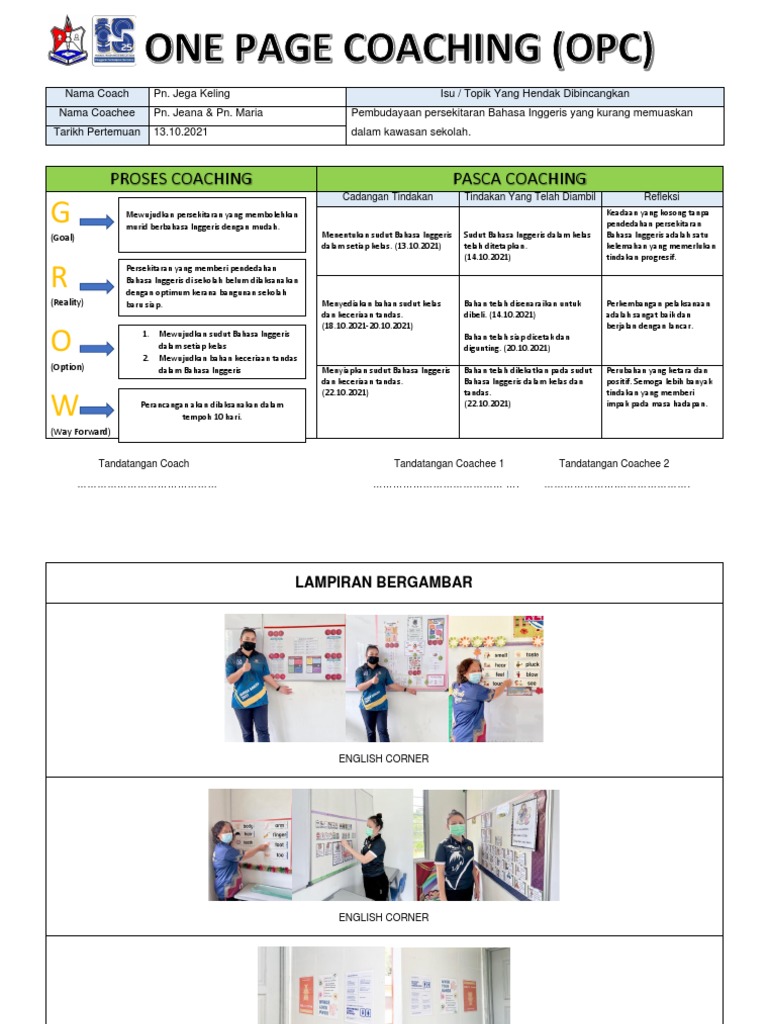 One Page Coaching Bi 1 | PDF