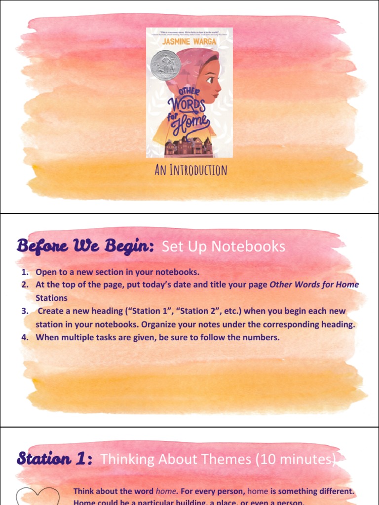 Other Words For Home PDF | PDF | Poetry