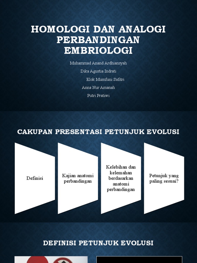 Homologi dan Analogi: Petunjuk Evolusi | PDF