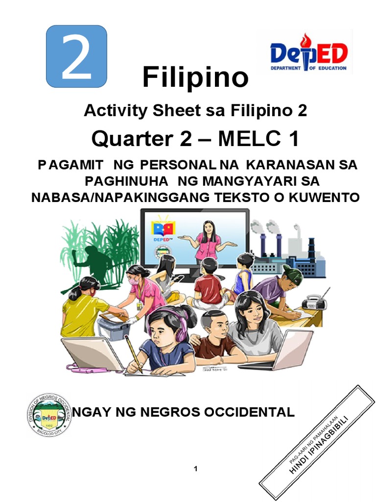 Filipino 2 Q2 Melc 1 | PDF