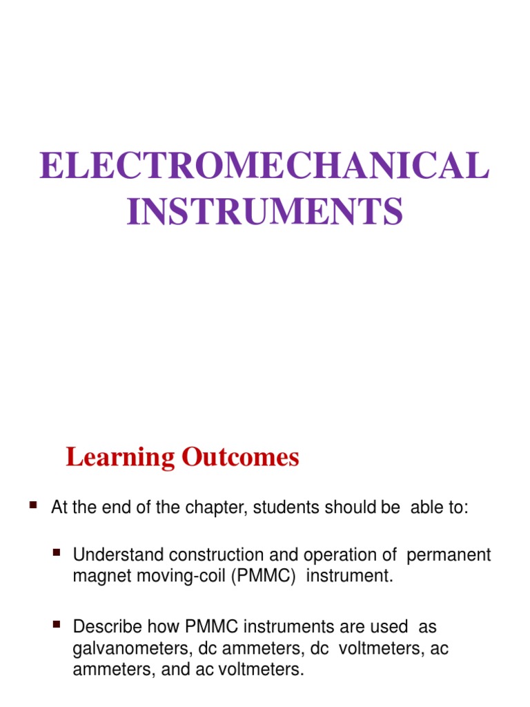 PMMC | PDF | Electronics | Electrical Engineering