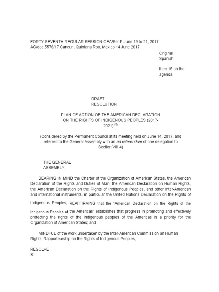 Plan of Action (ENG) FINAL VERSION ADRIP | PDF | Indigenous Peoples ...