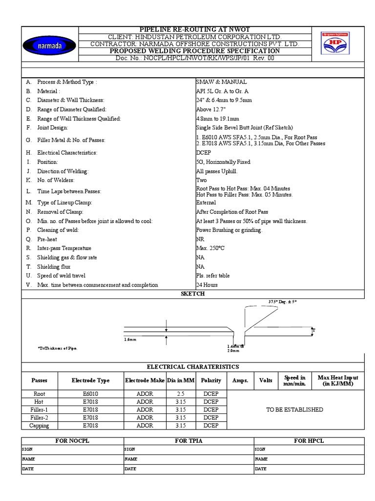 WPS & PQR | PDF | Construction | Welding
