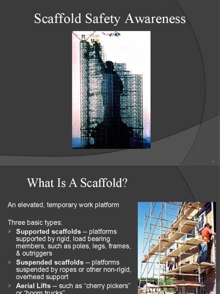 Scaffold Safety for Construction Workers | PDF | Scaffolding | Manufactured Goods