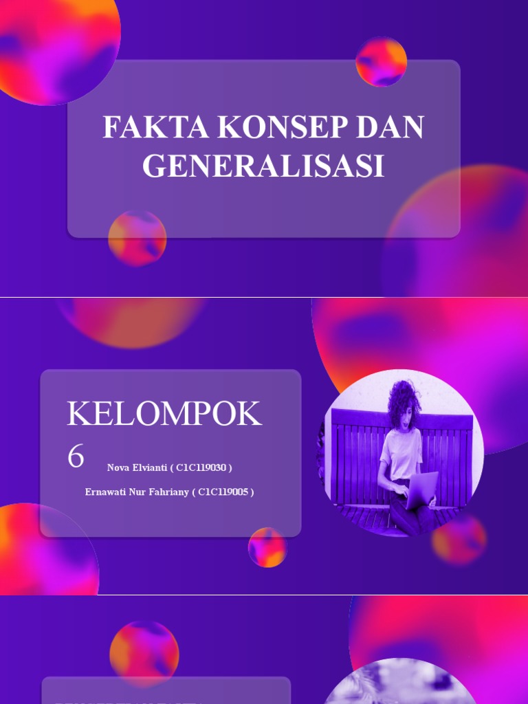 KLP 6, Fakta, Konsep & Generalisasi | PDF | Sains & Matematika