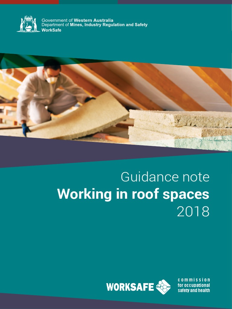 Roof Space Work Safety Guidelines 2018 | PDF | Occupational Safety And ...