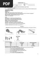 Answer Key Final Exam Carpentry | PDF | Tools | Crafts