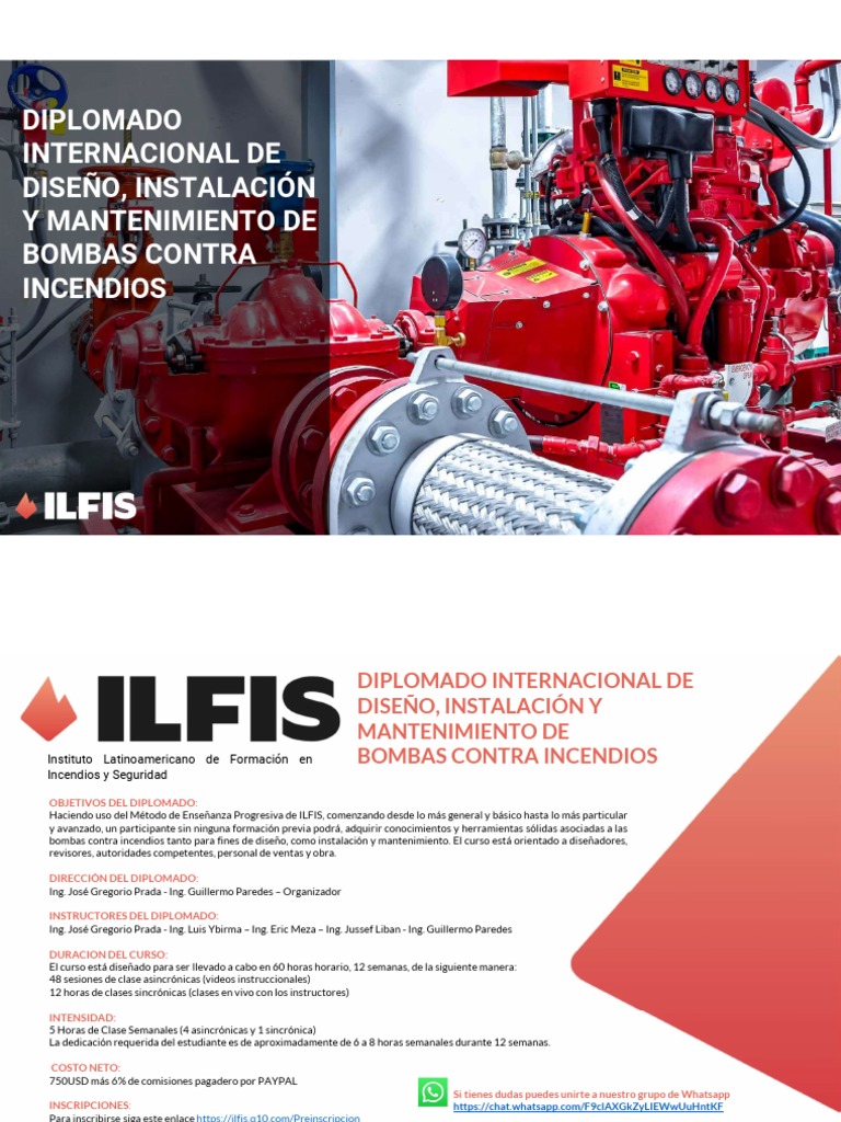 Flyer Diplomado Bombas Contra Incendios | PDF | Informática