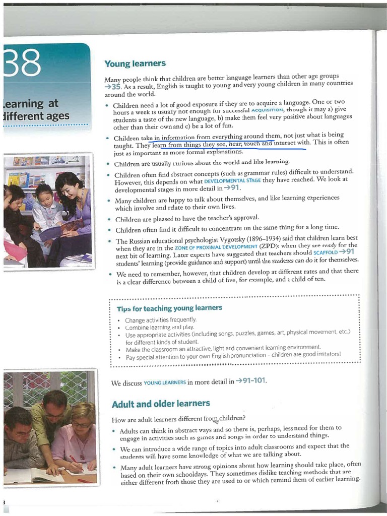 Harmer (2012) Learner Ages | PDF