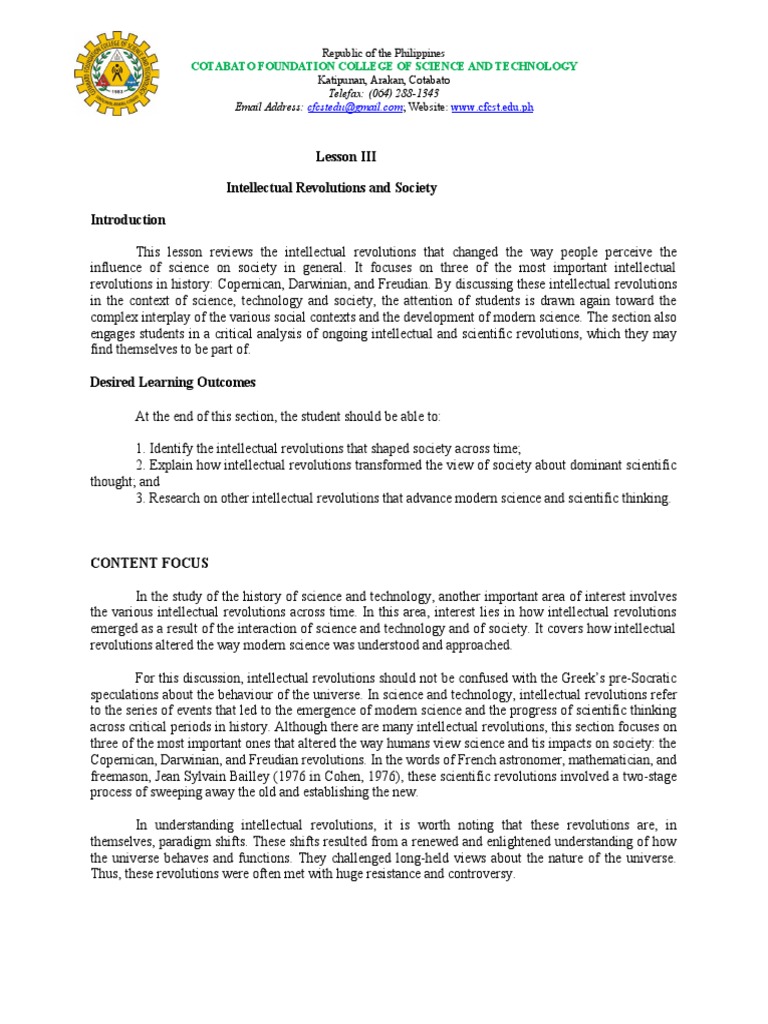 Module 1 Section 3 | PDF | Heliocentrism | Psychoanalysis Module 1 Section 3 | PDF | Heliocentrism | Psychoanalysis