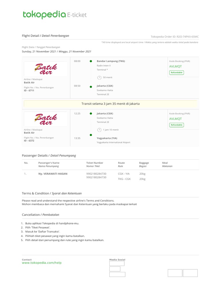 E-Ticket R2O-74PKX-65MC | PDF