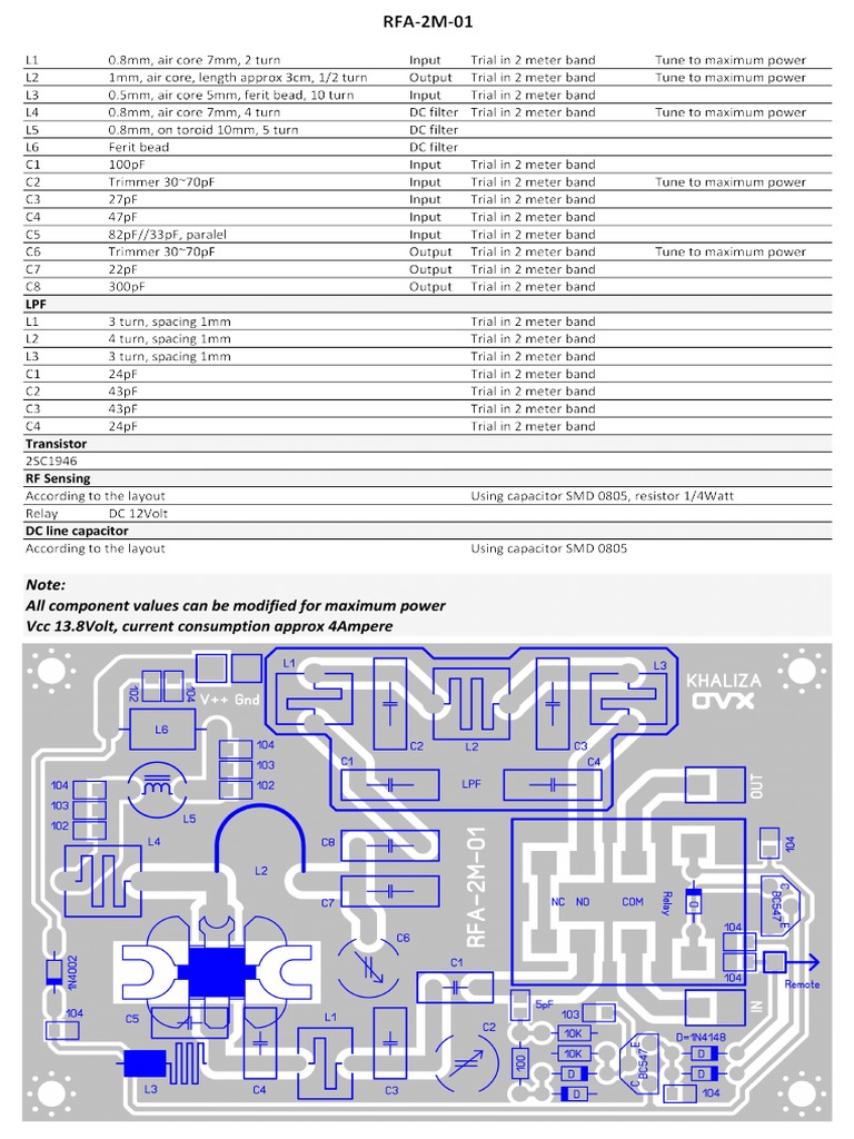 Booster 2 Meter Band 2SC1946 | PDF