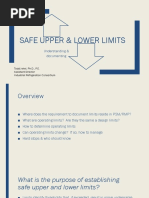What Is Safe Operating Limits PDF | PDF | Temperature | Safety