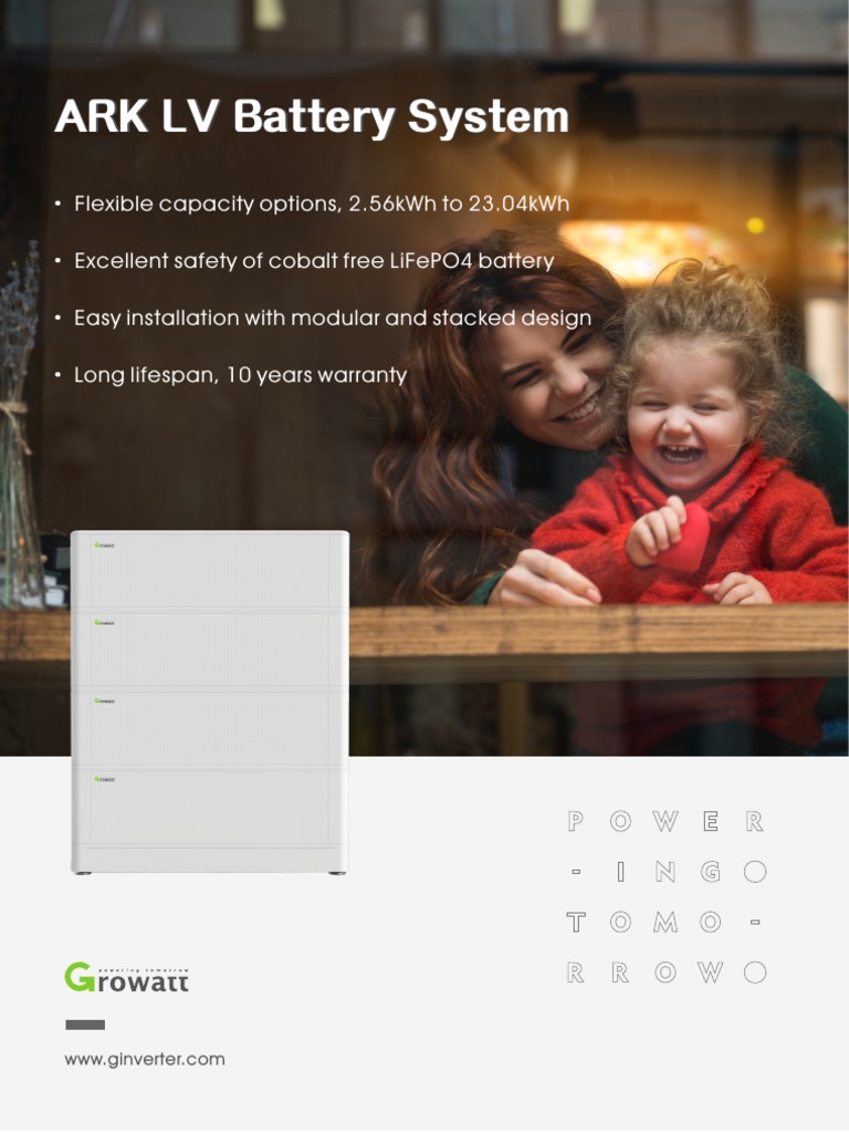 Brochure Growatt ARK Battery System | PDF | Physical Quantities ...