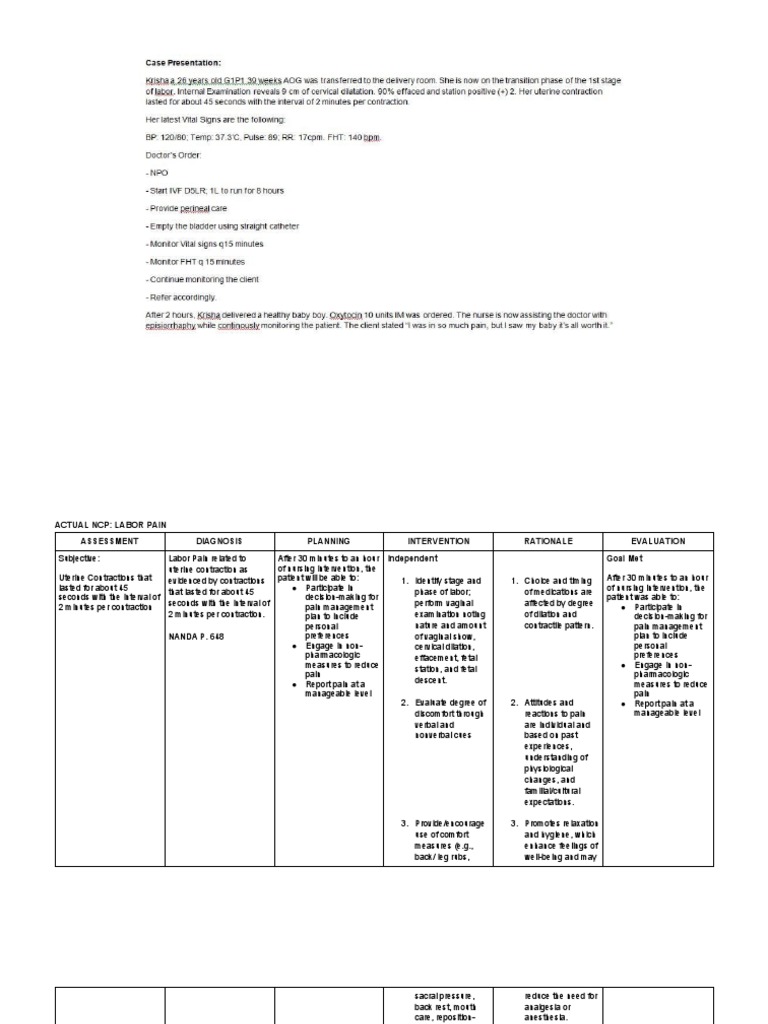 Week 10 PT 1 and 2 Actual & Potential NCP | PDF | Breastfeeding | Infants
