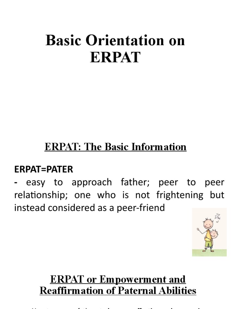 Basic Orientation On Erpat | Download Free PDF | Children's Rights | Family