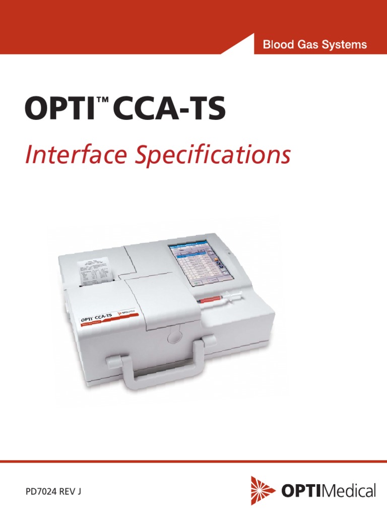 Opti Cca Ts Interface Specifications English | PDF | Transmission ...