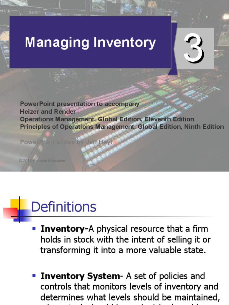 Inventory Management and Control System | PDF | Inventory | Demand