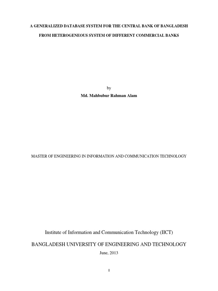 Full Thesis | PDF | Microsoft Sql Server | Databases