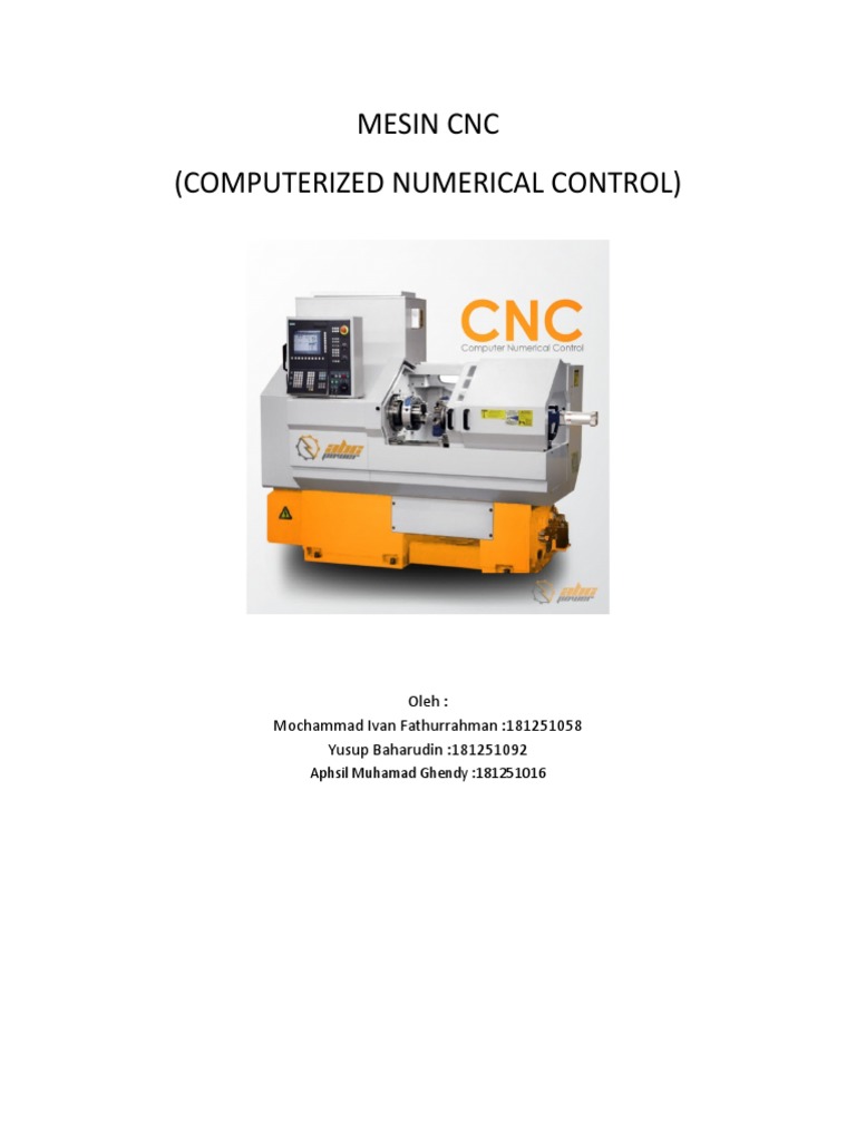 Mesin CNC | PDF