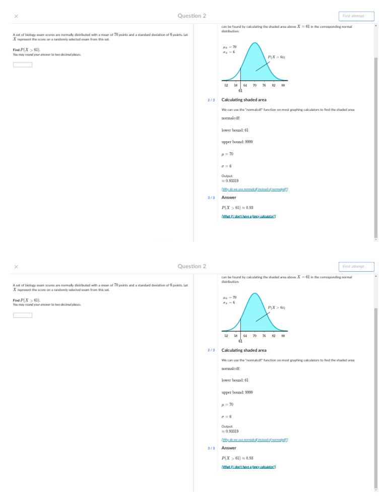 PNC 2.5 | PDF | Normal Distribution | Standard Deviation
