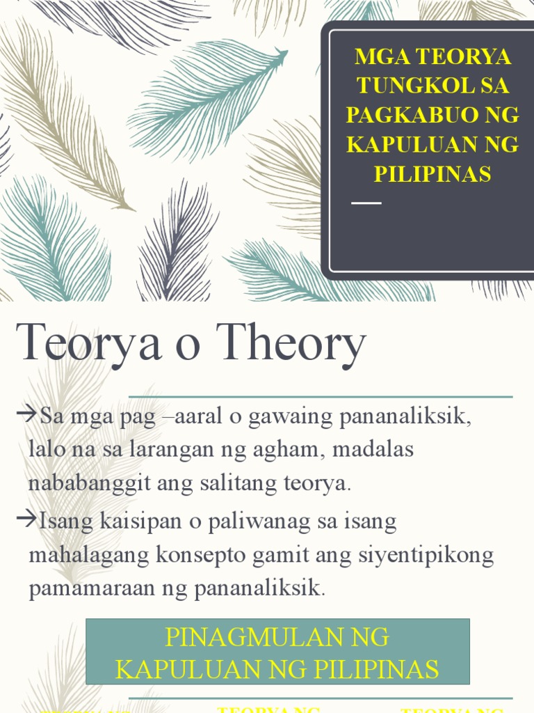 TEORYA | PDF