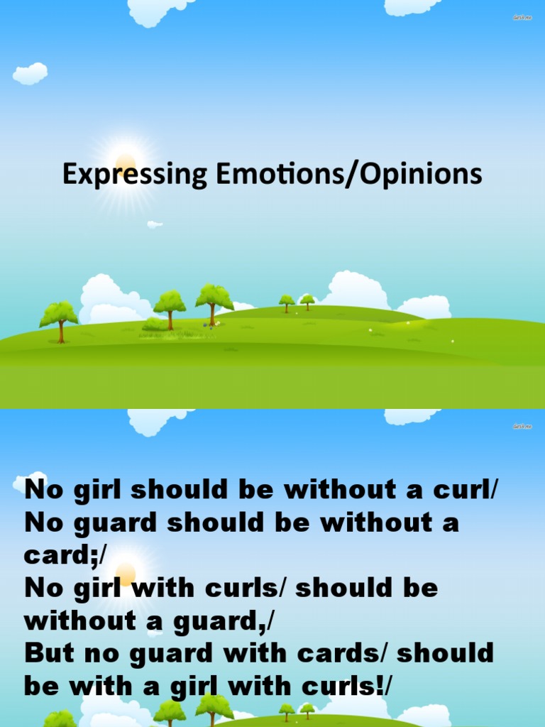 Expressing Emotions | PDF | Feeling | Emotions