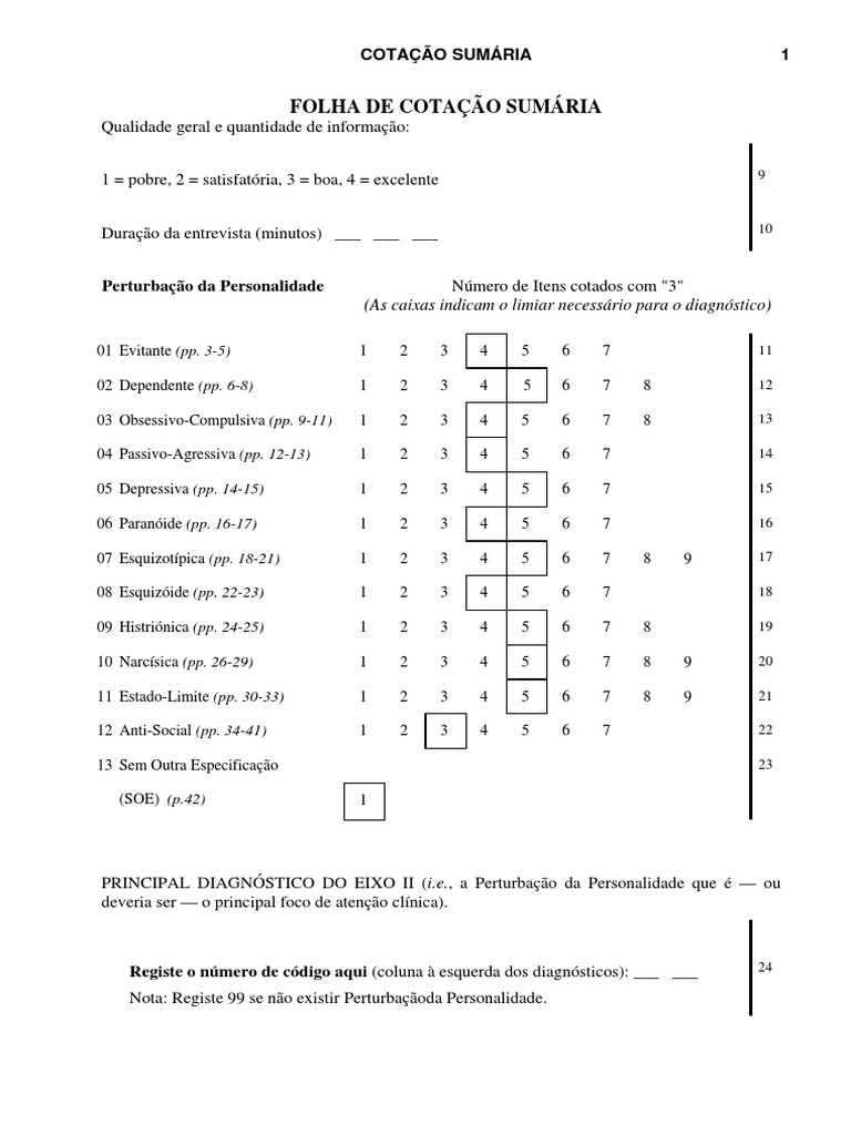 Scid Ii-Entrevista | Download grátis PDF | Informação | Tempo